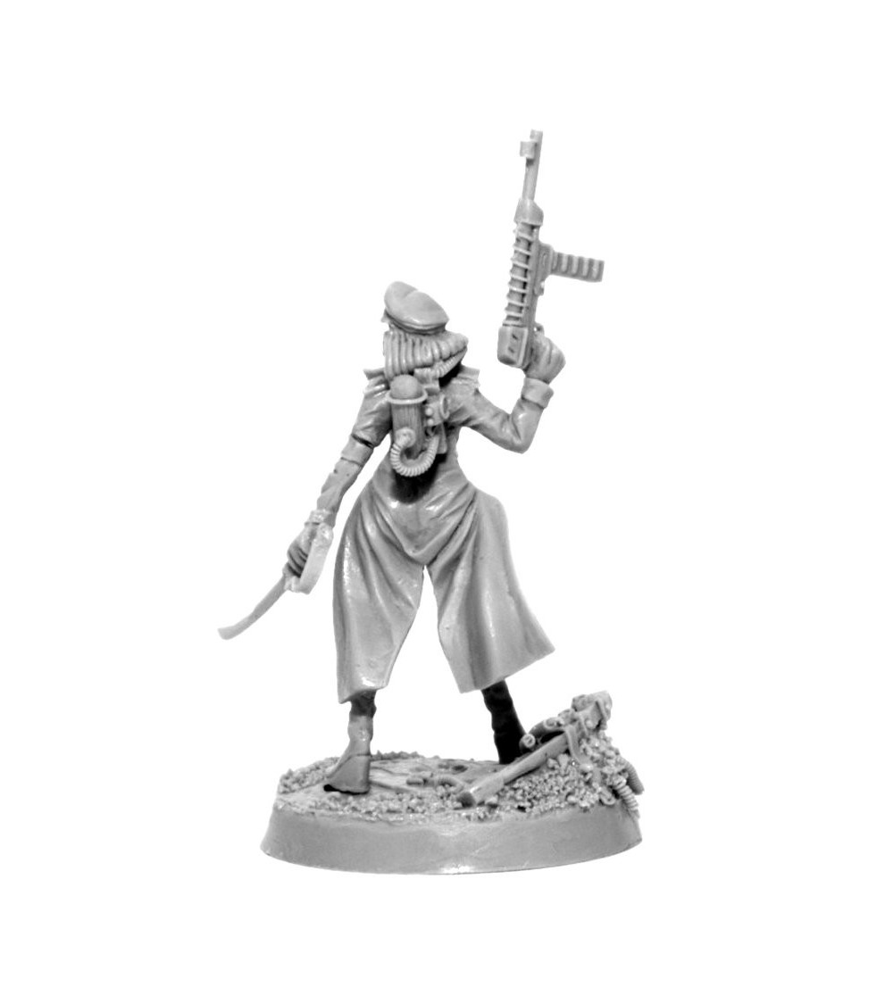 Imperial Female Commissar With Laser Pistol