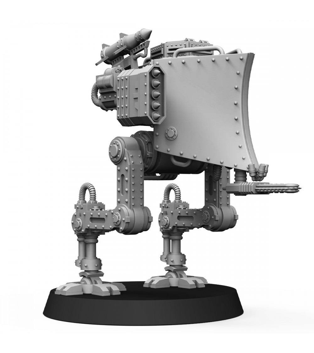 Death Division Heavy Mech With Missile Launcher