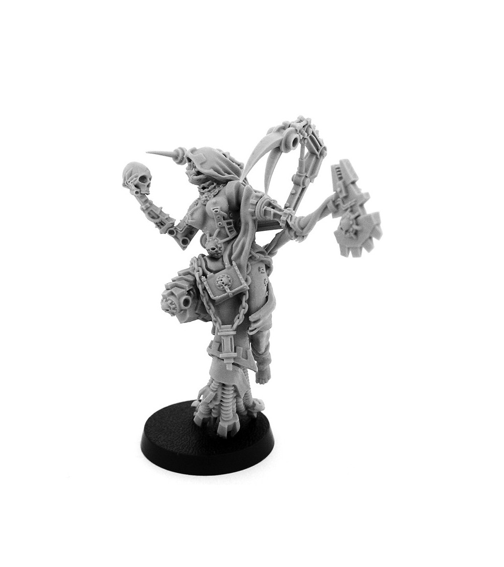 Mechanic Adept Female Tech Priest Skull Keeper (48Mm)