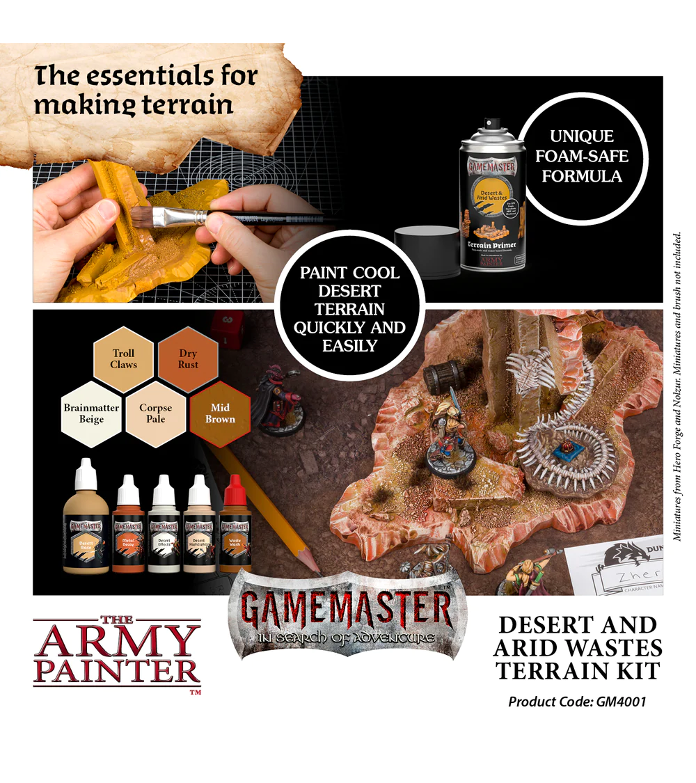 DESERT & ARID WASTES TERRAIN KIT - Dungeons & Caverns - Gamemaster ...